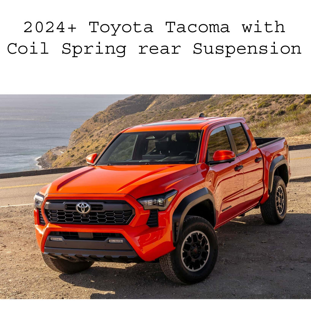 2024+ Toyota Tacoma with rear coil spring suspension – Sonoran Steel ...